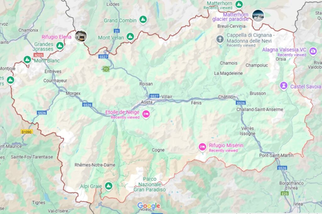 The Ultimate Aosta Valley Itinerary: Complete 7-Day Guide with Maps ...