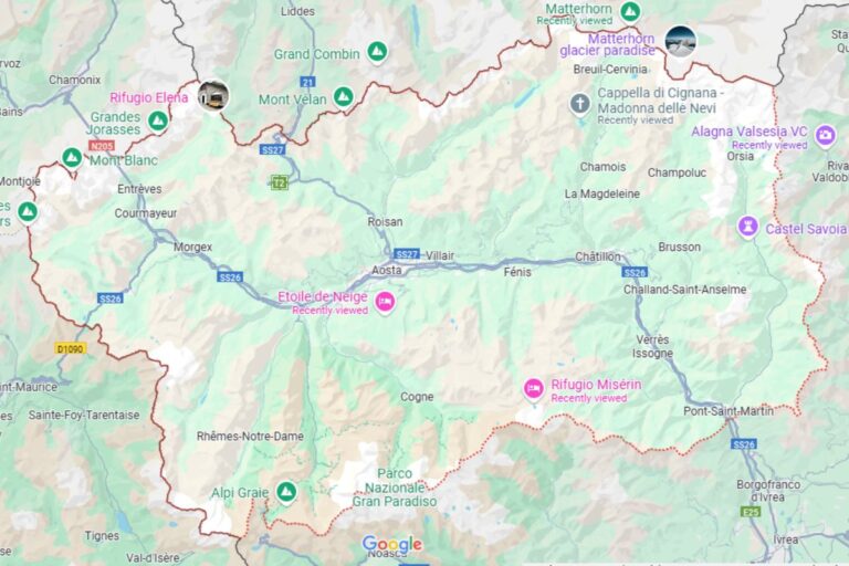 The Ultimate Aosta Valley Itinerary: Complete 7-Day Guide with Maps ...