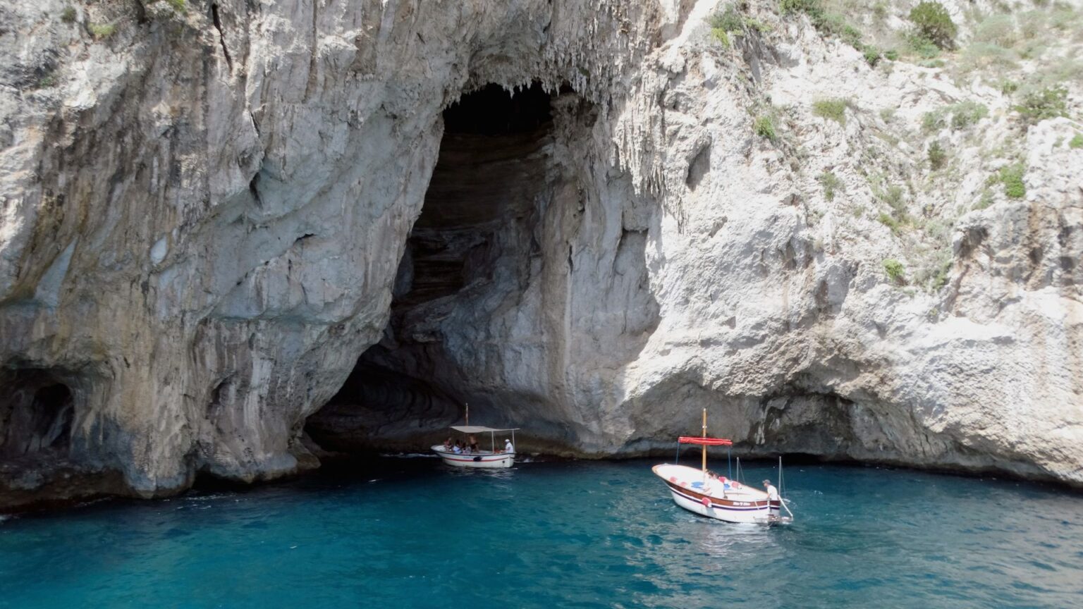 Swimming in Emperor Tiberius' Ancient Sea Cave - Bellas Bold Adventures